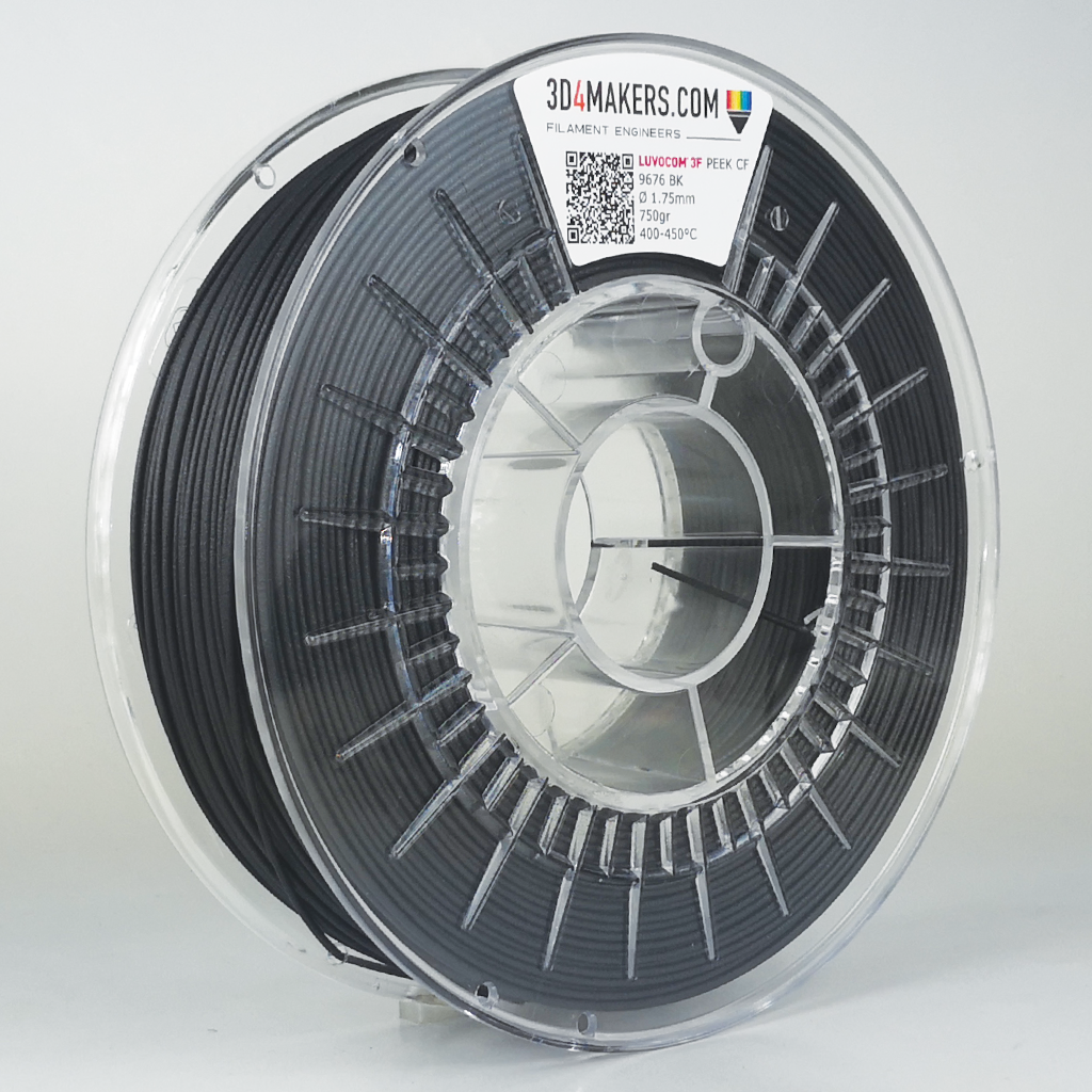 PEEK CF Filament | 3D4Makers | Luvocom® 3F 9676 BK series